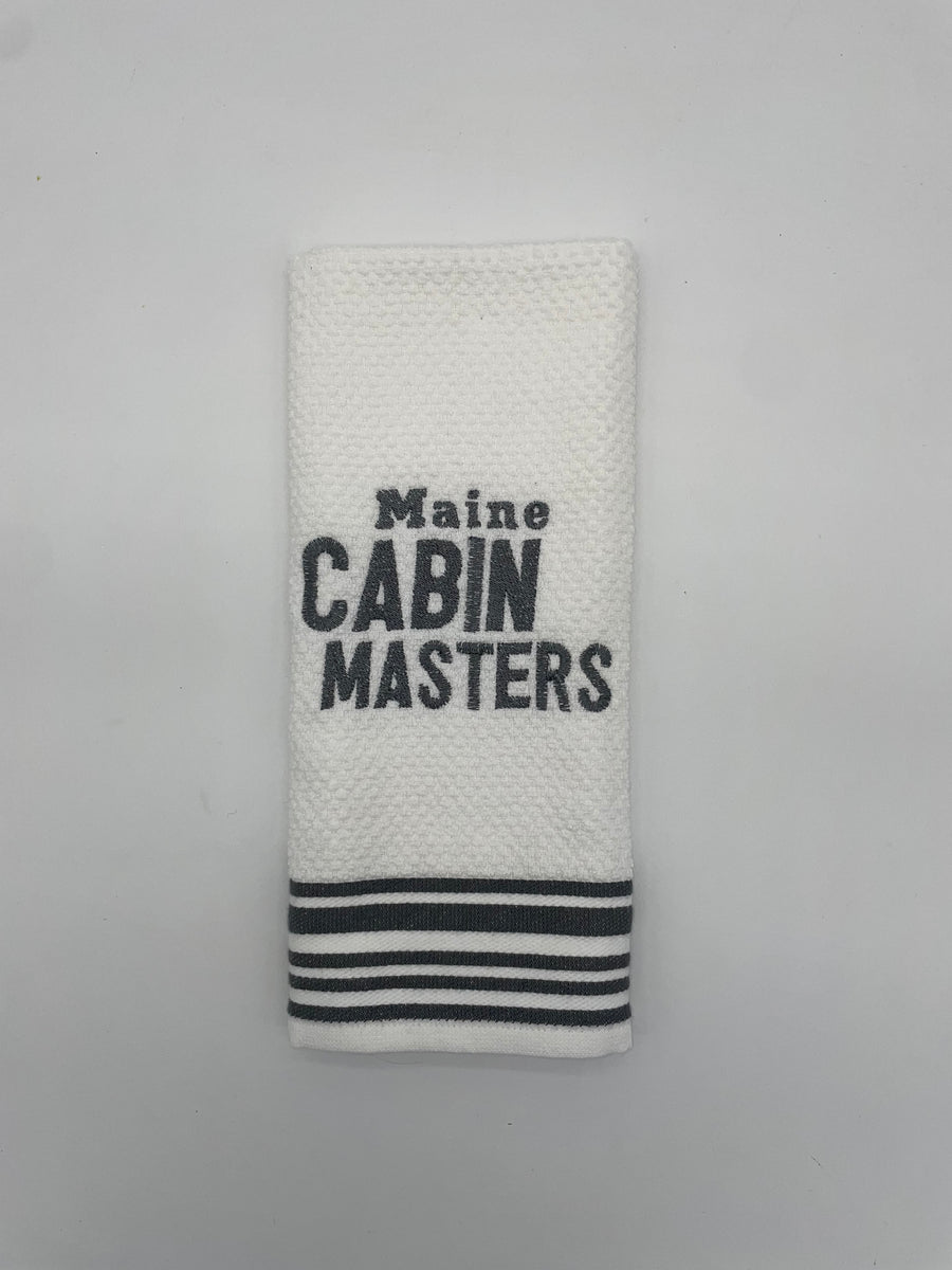 Dish Towel with Maine Cabin Masters Logo – Kennebec Cabin Company