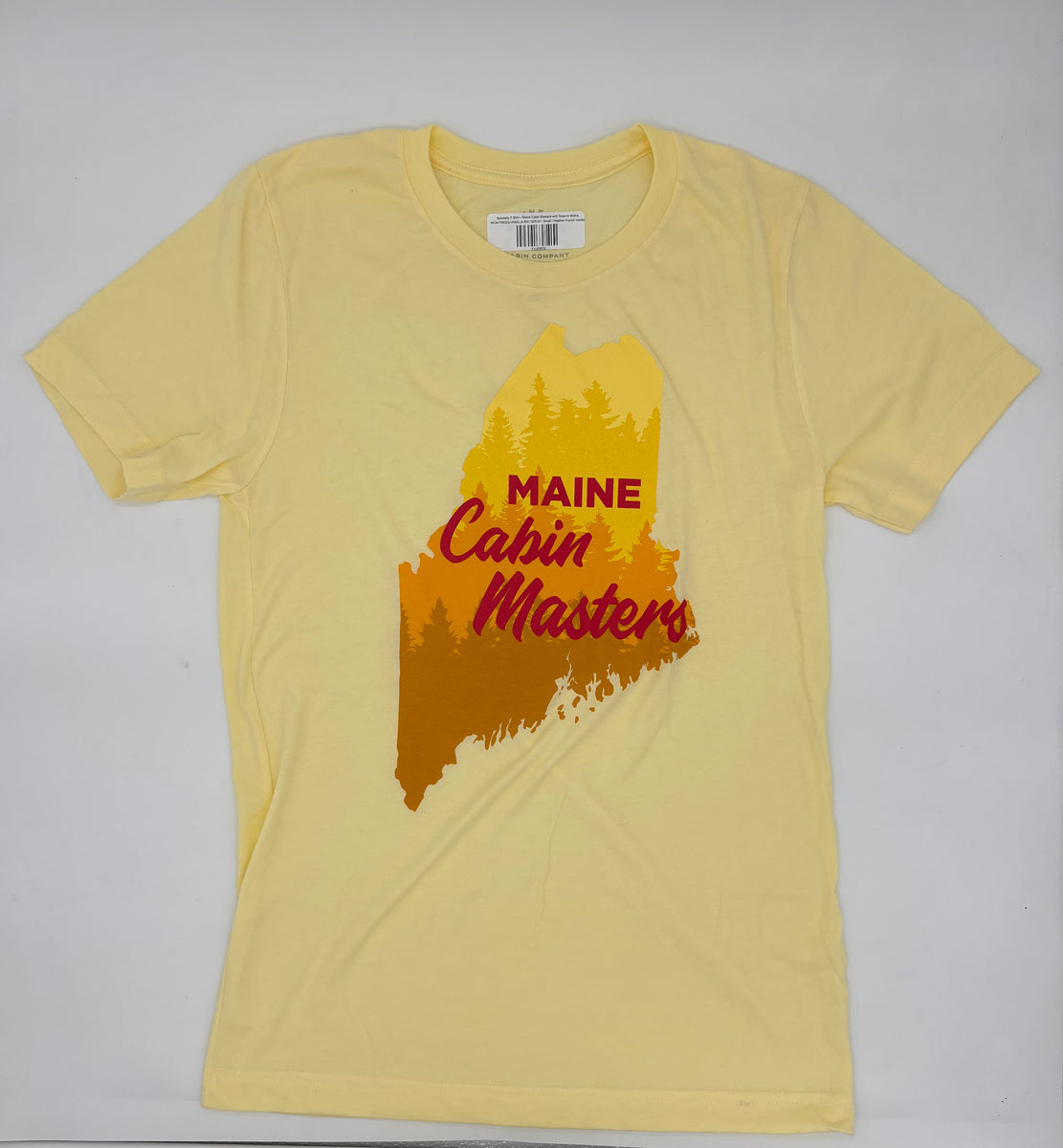 Specialty T Shirt - Maine Cabin Masters with Trees in Maine – Kennebec ...