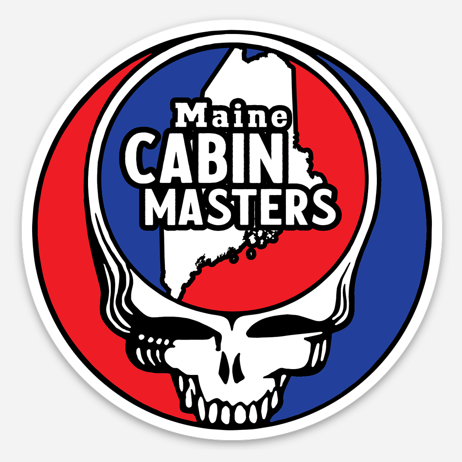 Maine Cabin Masters Steal Your Face Sticker – Kennebec Cabin Company