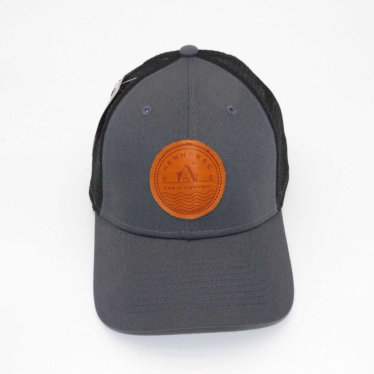 Snapback Cap - Kennebec Cabin Company Leather Patch